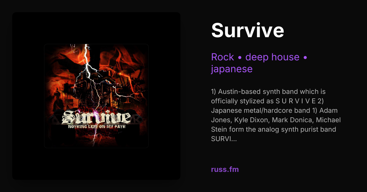 Survive - 2 Albums | Russ.fm